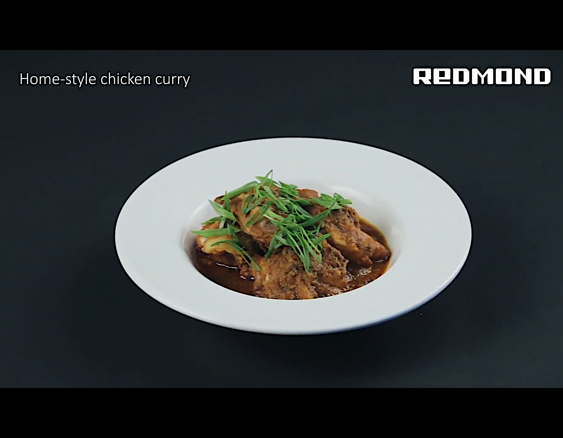 Home-style chicken curry in the Multicooker REDMOND RMC-M90A