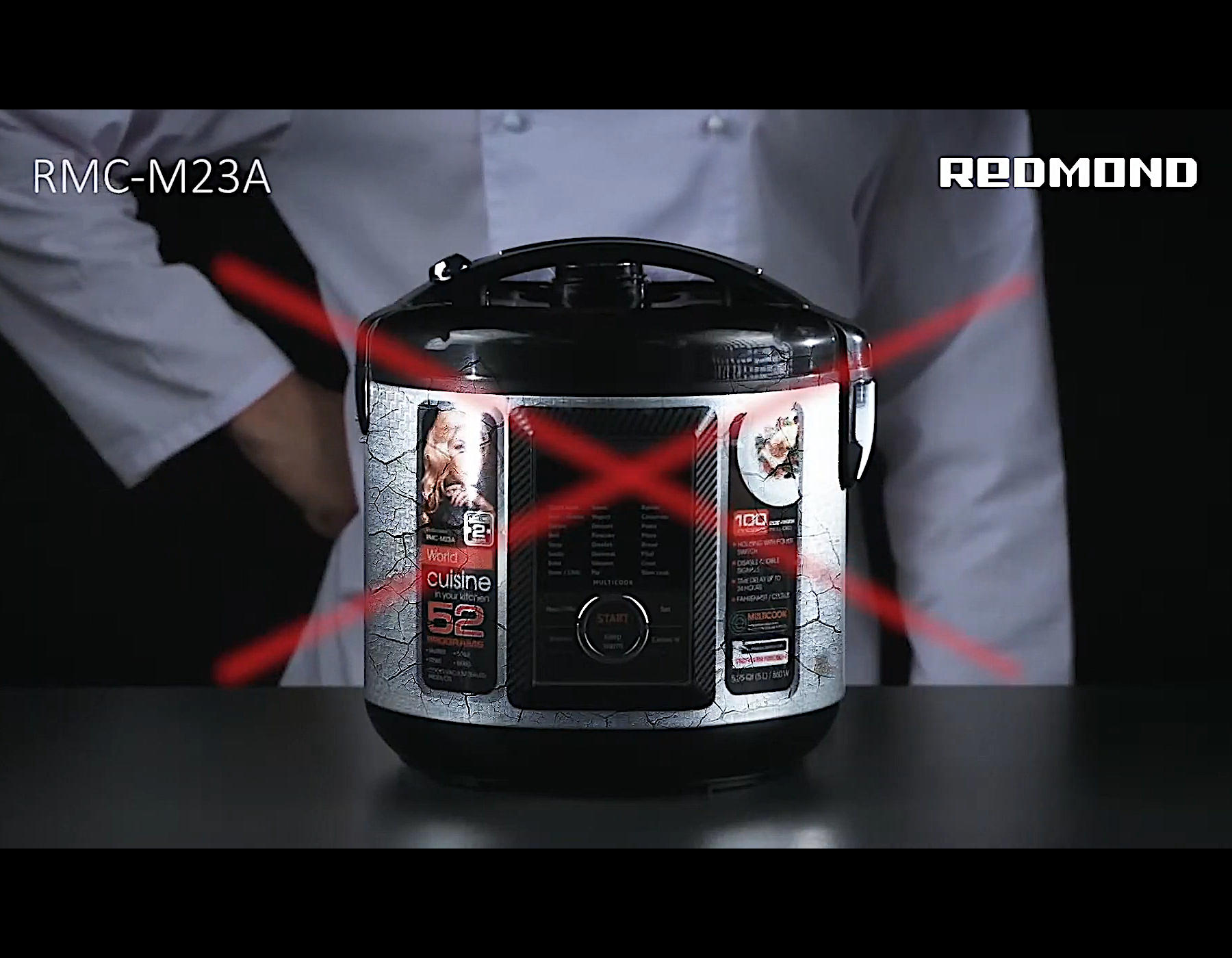 General precautions when operating REDMOND RMC-M23A